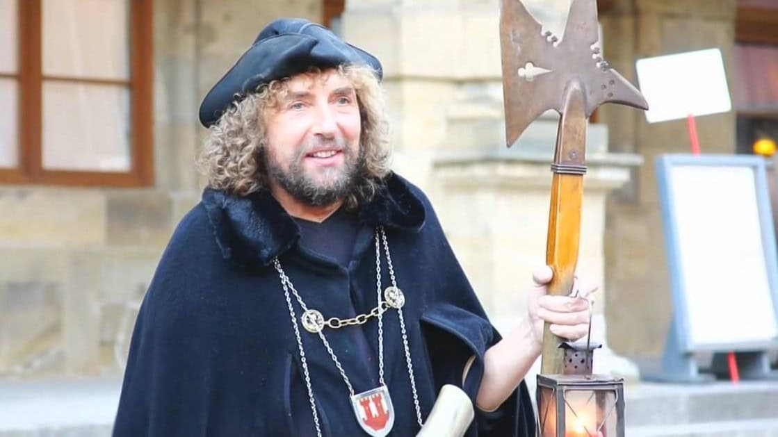 The Night Watchman of Rothenburg ob der Tauber - Germany - Trips With James